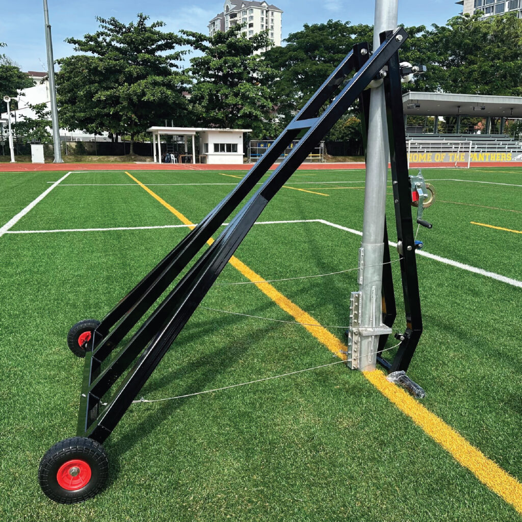 Rugby Post Lifter with Winch Manufacturer Malaysia | Rugby Post Lifter ...